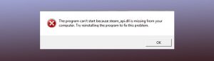 Steam_api.dll errors: 4 common cases and tips to prevent it