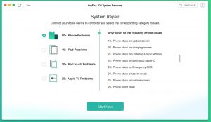 Here’s how AnyFix can repair common iOS system issues